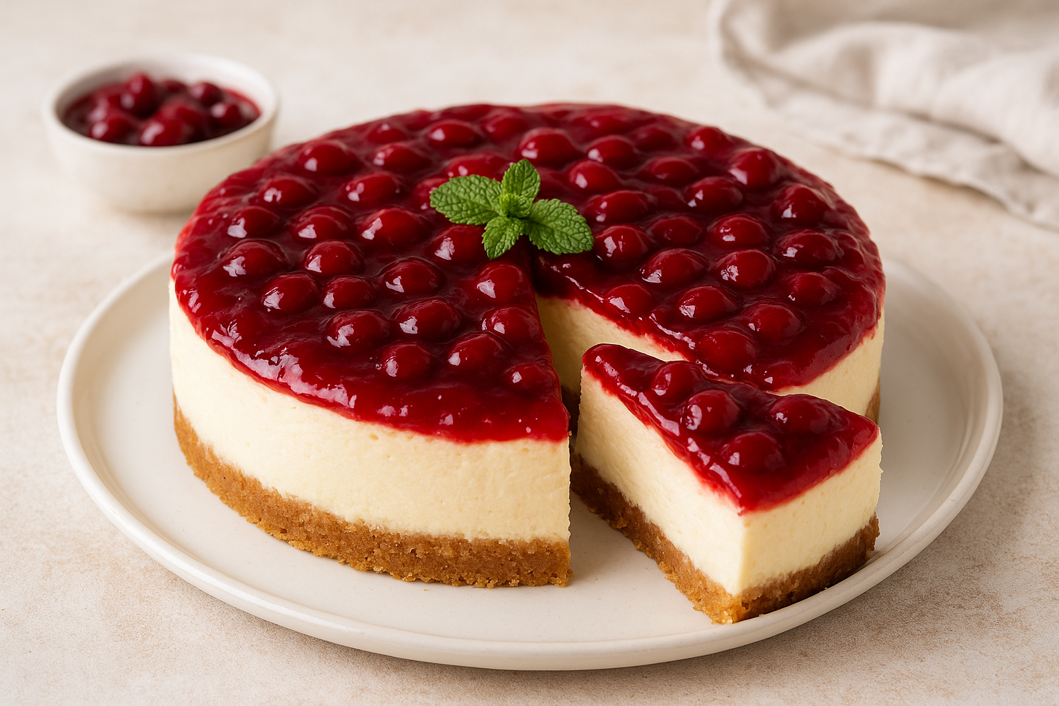 Cheesecake sa višnjama – kremasti užitak koji uvijek uspije - sofra ...